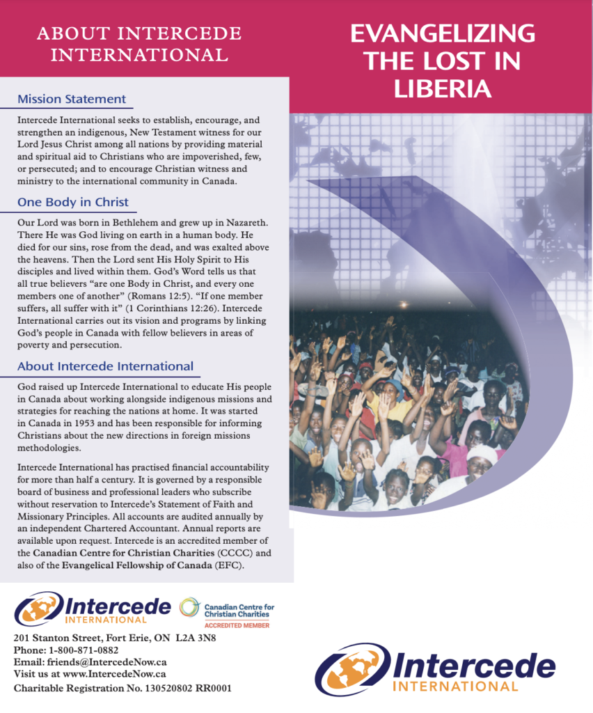 Africa Brochures - Intercede International Intercede magazines